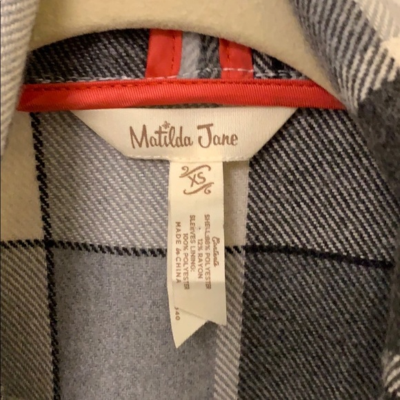 Matilda Jane | Jackets & Coats | Nwot Matilda Jane Check It Twice Coat ...